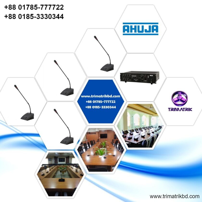 Ahuja Conference System Package (15-Person) – TRIMATRIK